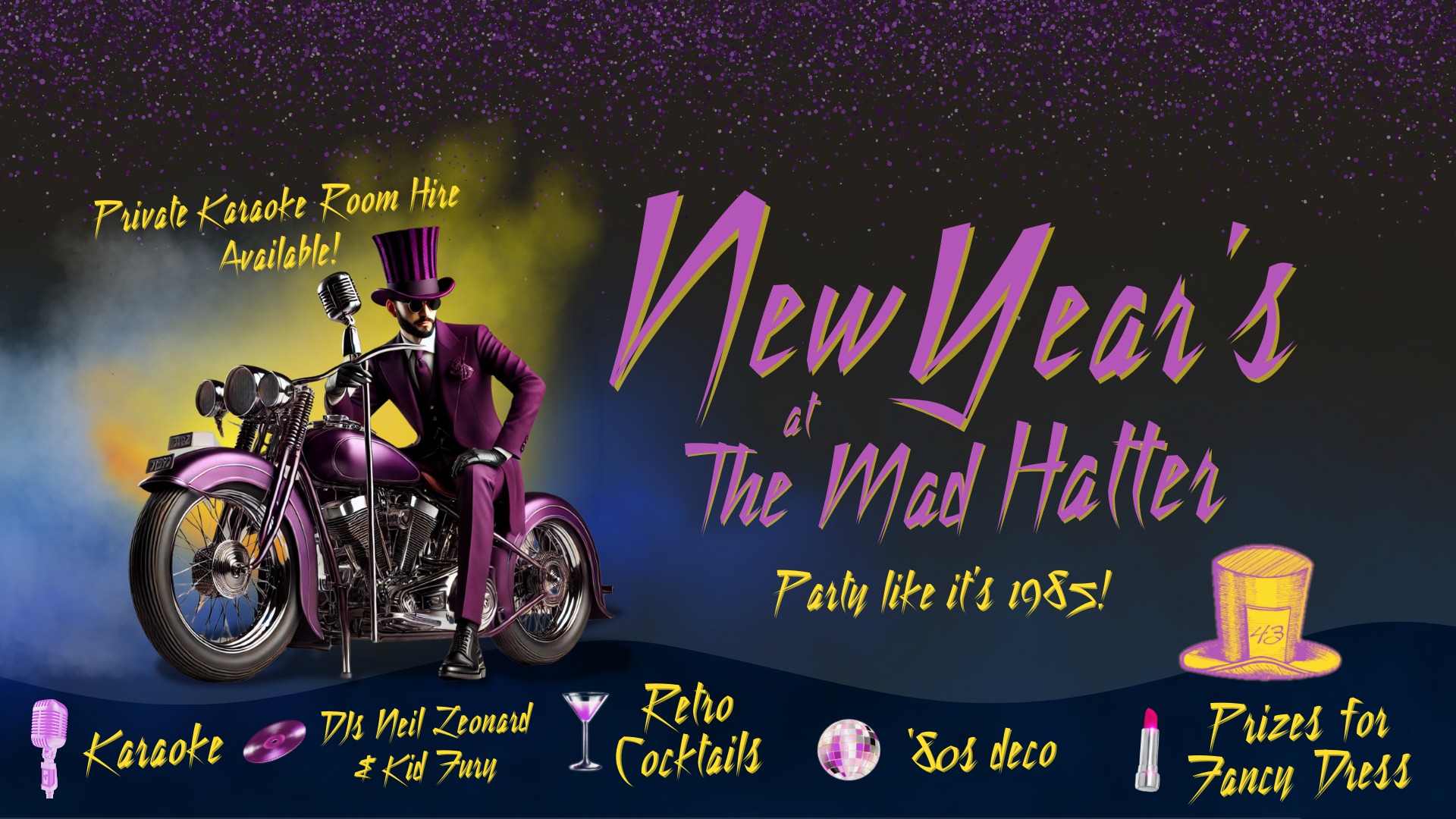 New Year with the Mad Hatter, 2024 – The Mad Hatter, Oxford